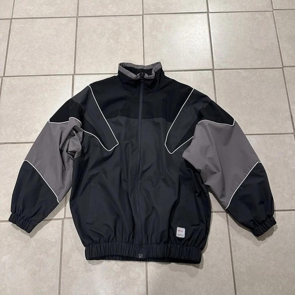 Zara | Jackets & Coats | Zara Mens Black And Grey Colorblock Jacket ...